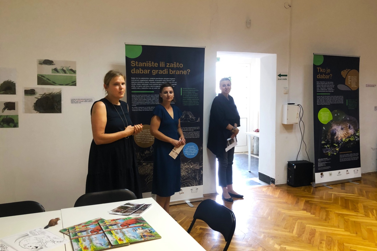 Opening of the beaver exhibition in Ivanić-Grad – LIFE BOBER